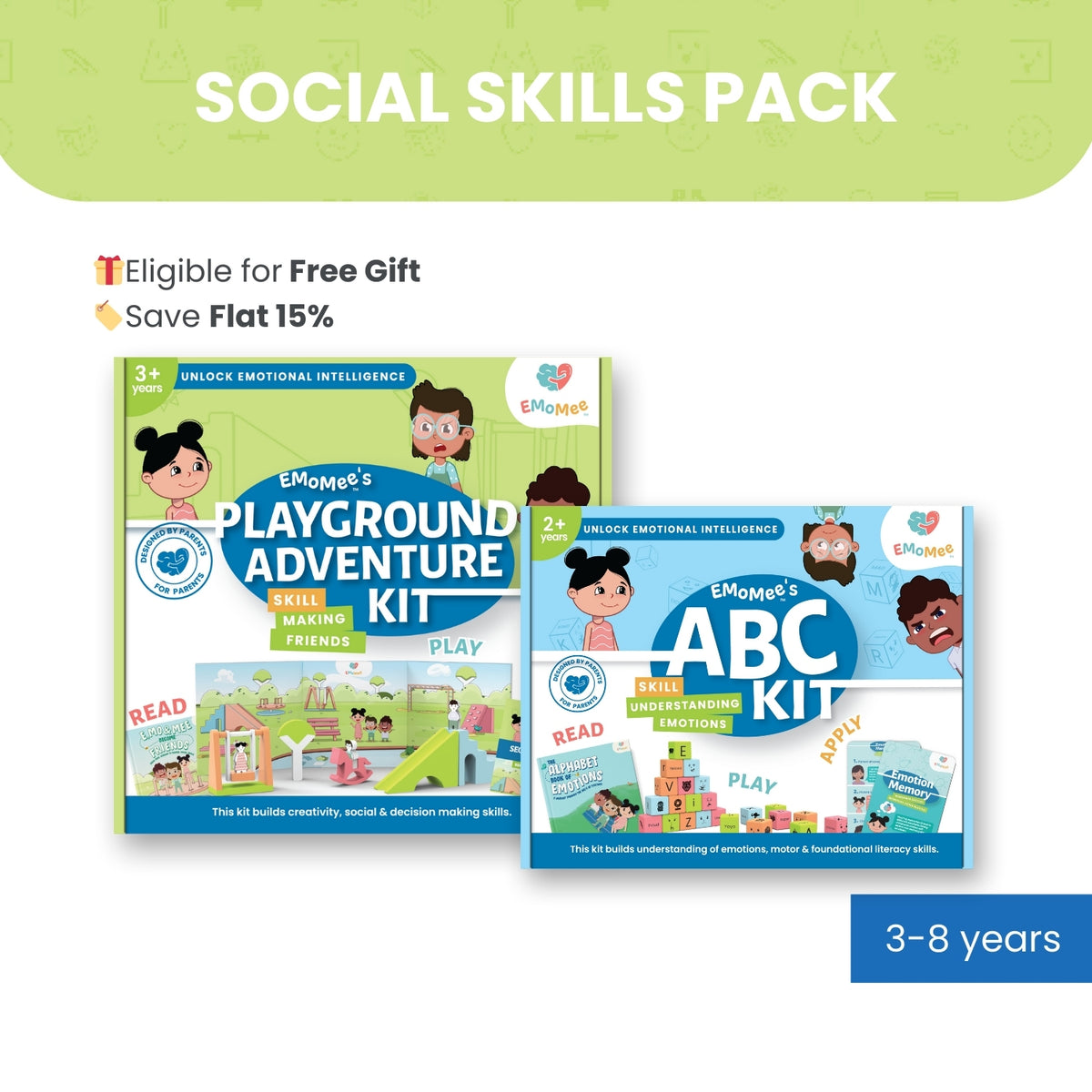 Buy Social Skills Pack | ABC + Playground Adventure Combo Kit for Kids ...