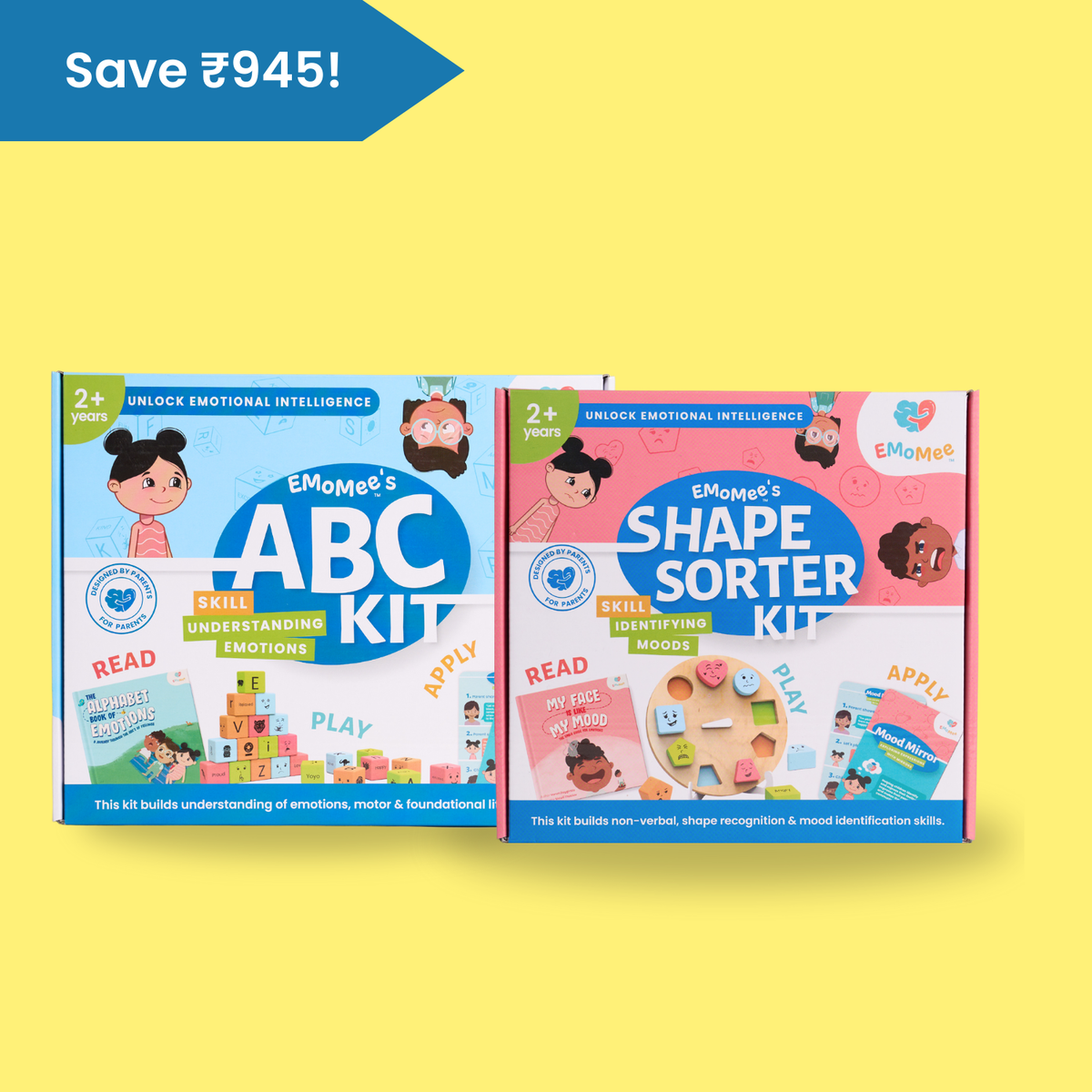 EQ Starter Pack | ABC + Shape Sorter Kit – Emomee