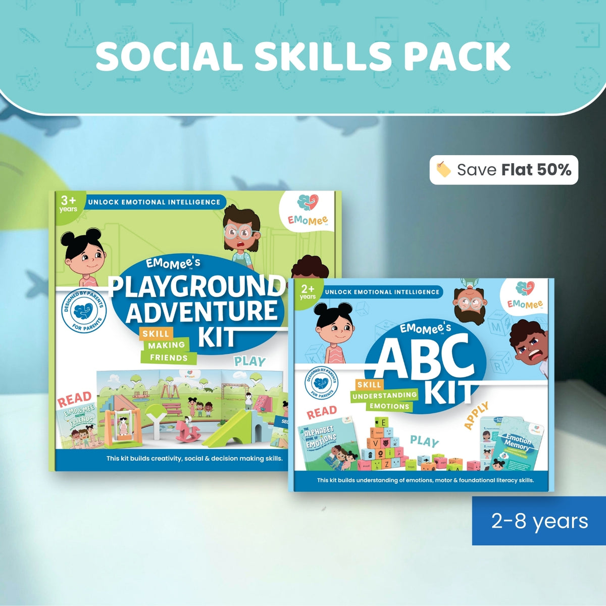 Buy Social Skills Pack | ABC + Playground Adventure Combo Kit for Kids ...