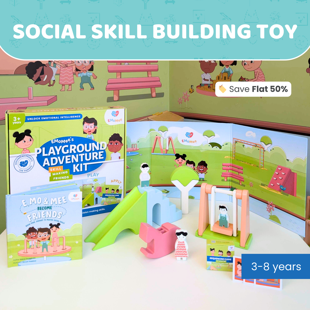 Buy the Playground Adventure Kit | Wooden Toy Play set – Emomee